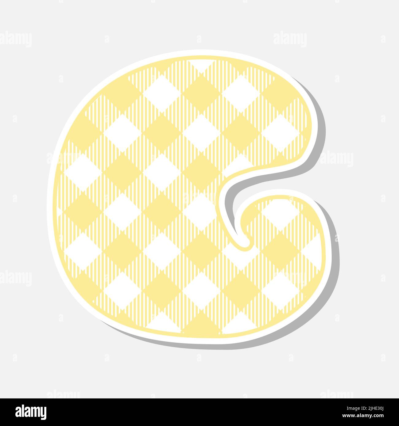 Patchwork hand drawn textile font. Cute textile font for scrapbook or ...