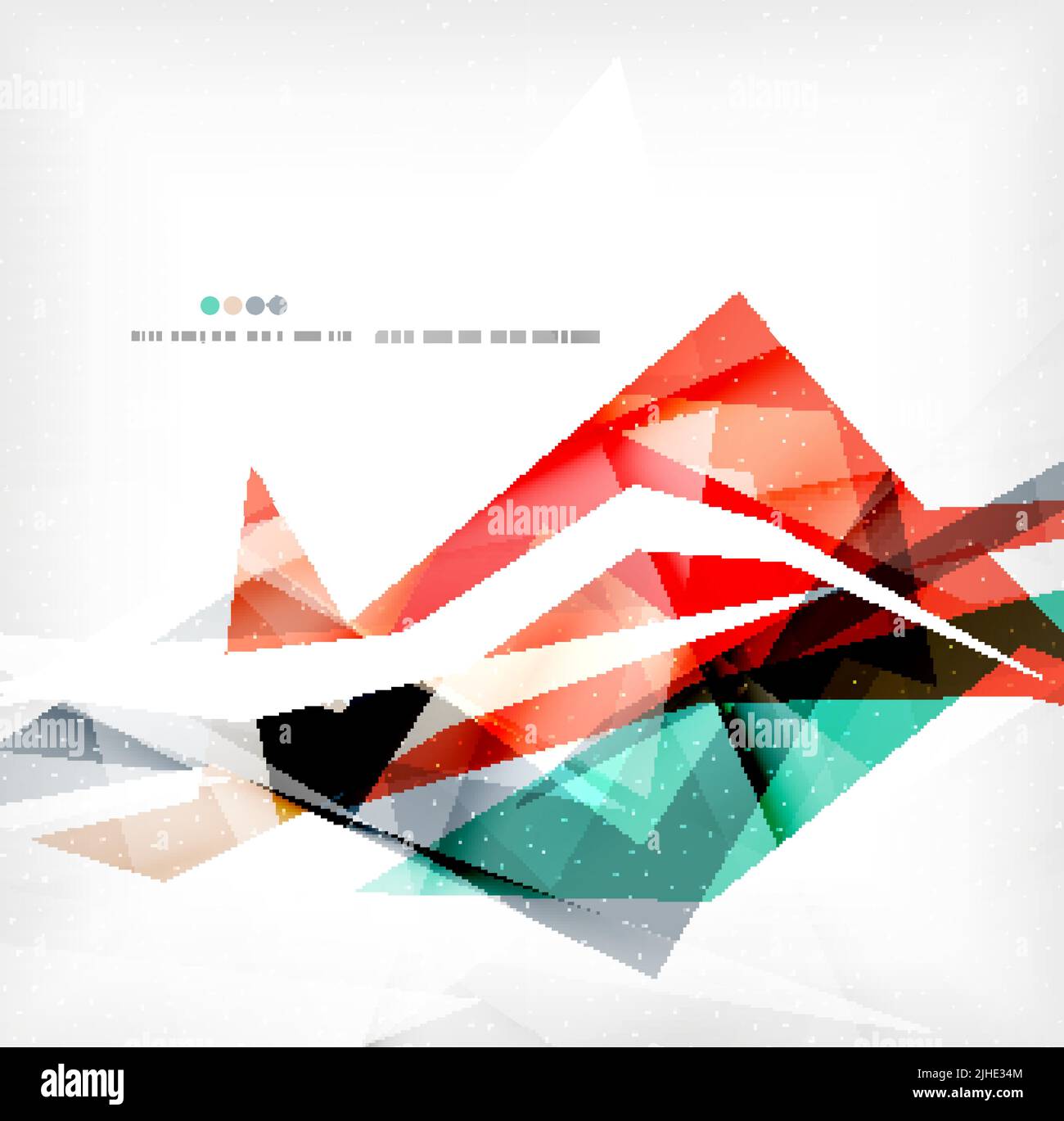Angular geometric color shapes, abstract background, flyer or brochure ...