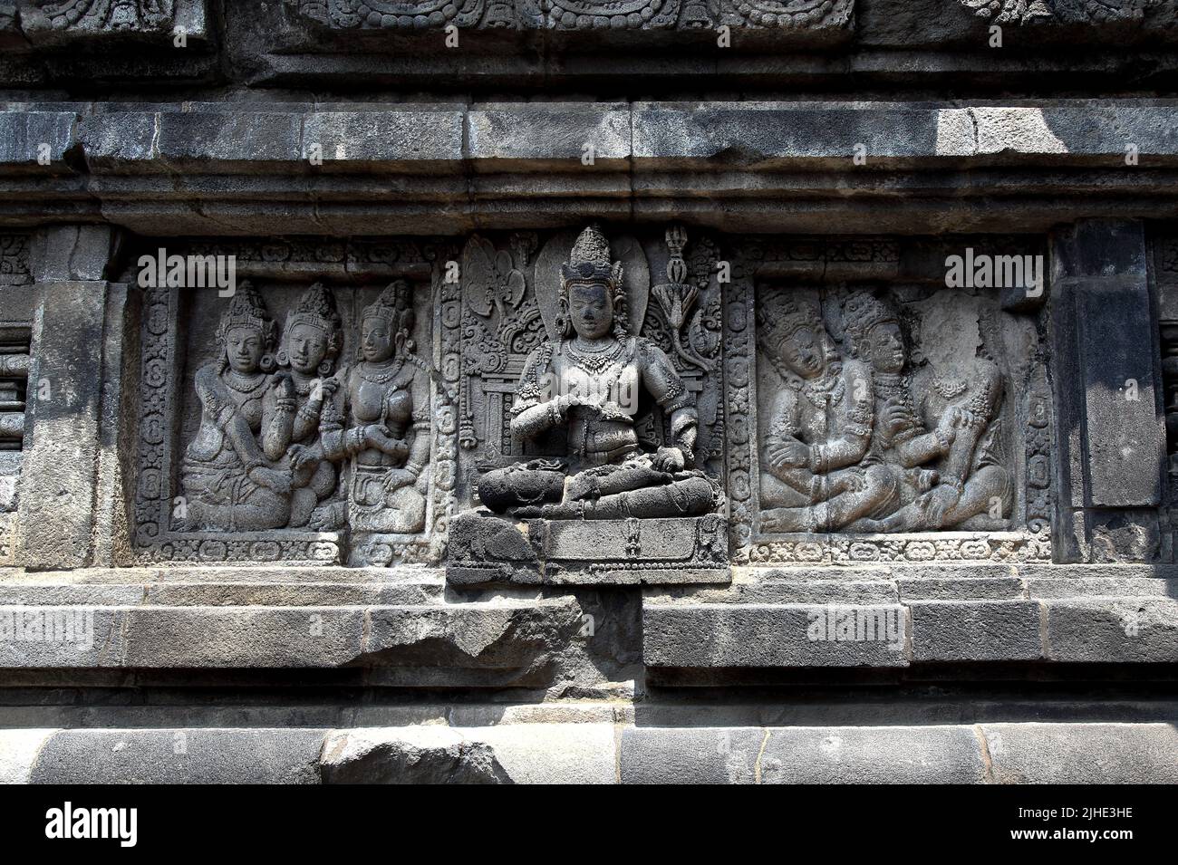 Relief in Candi Prambanan, Prambanan Temple, Yogyakarta, Central Java ...