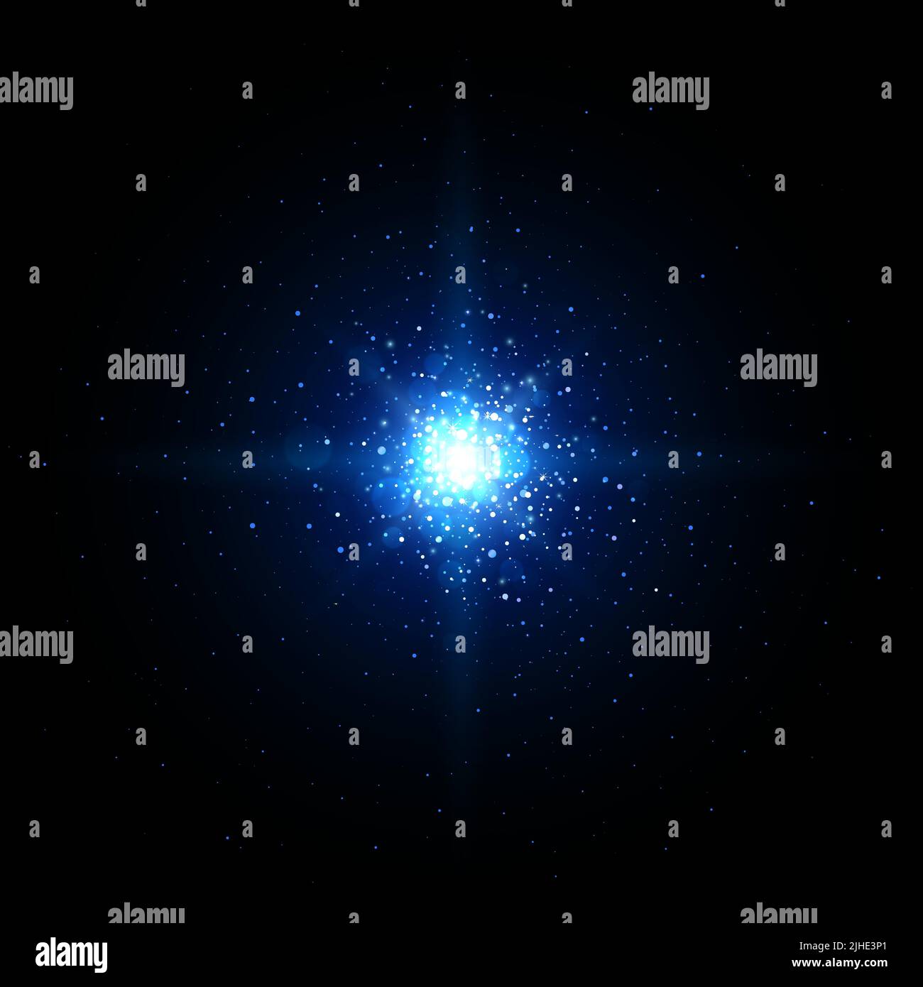Cluster stars in deep Stock Vector Images - Alamy