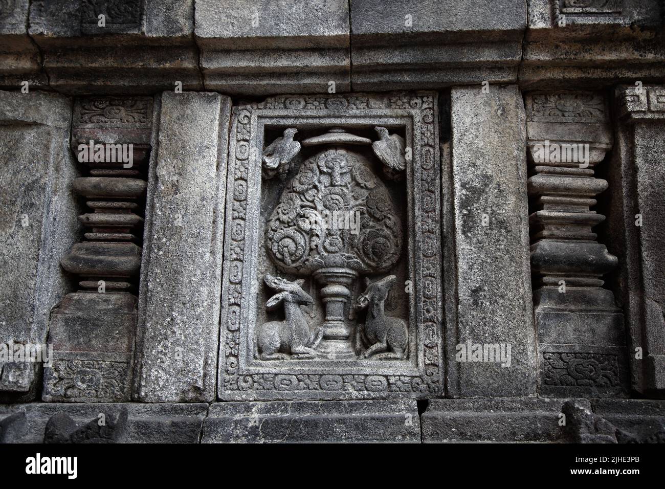 Relief in Candi Prambanan, Prambanan Temple, Yogyakarta, Central Java ...