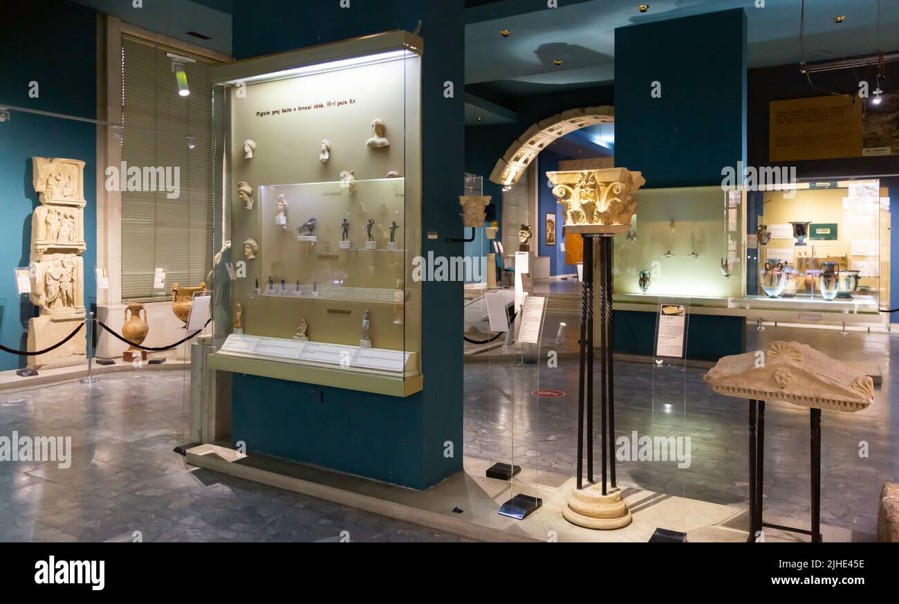 National Historical Museum with antique exhibits on display Stock Photo ...
