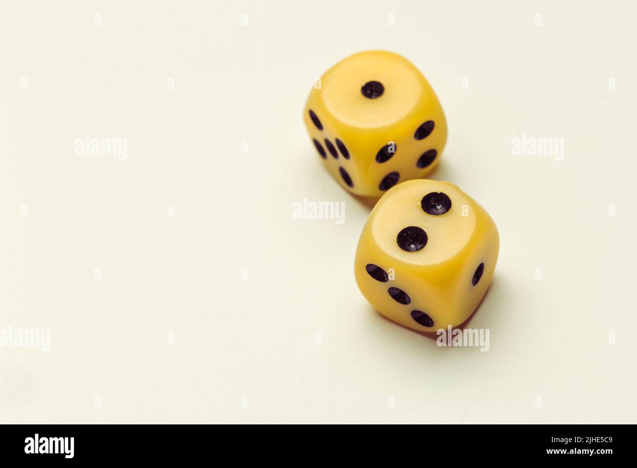 dice isolated on white background Stock Photo - Alamy