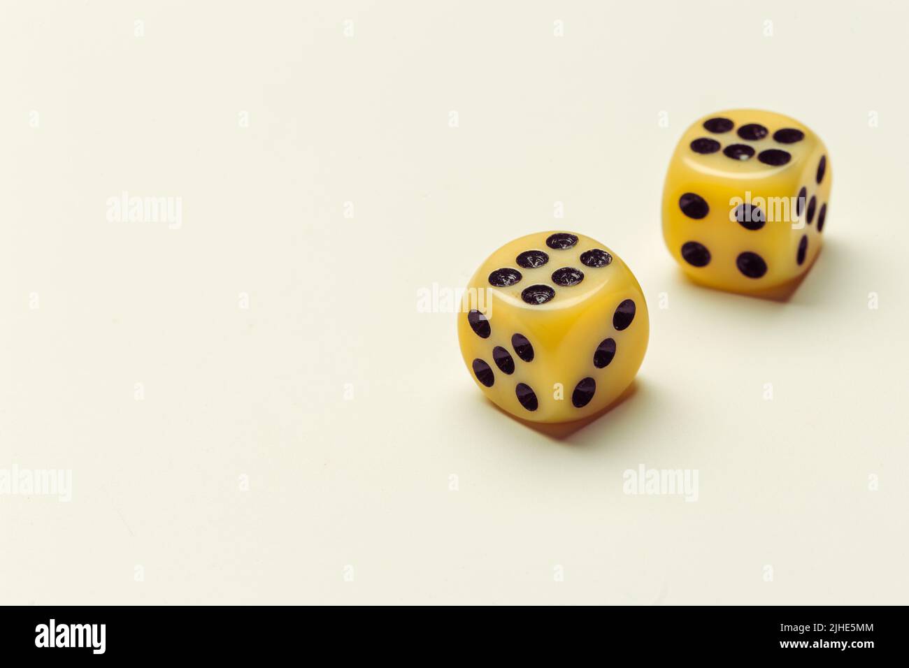 dice isolated on white background Stock Photo - Alamy
