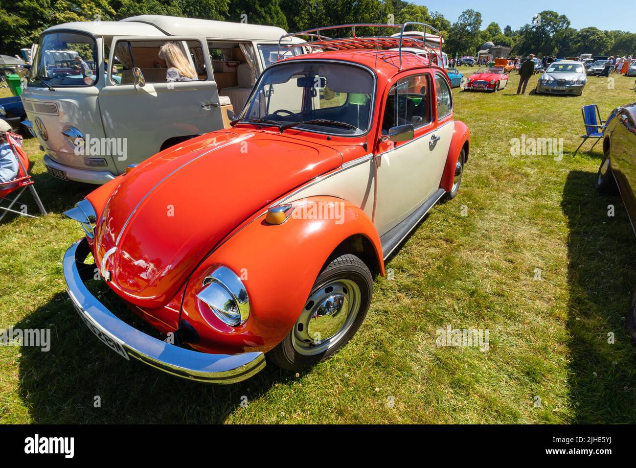 Two Tone Vw Super Beetle