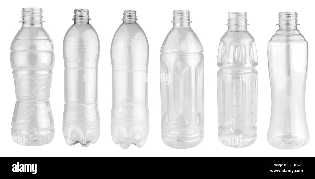 Bottles water isolated on Black and White Stock Photos & Images - Alamy