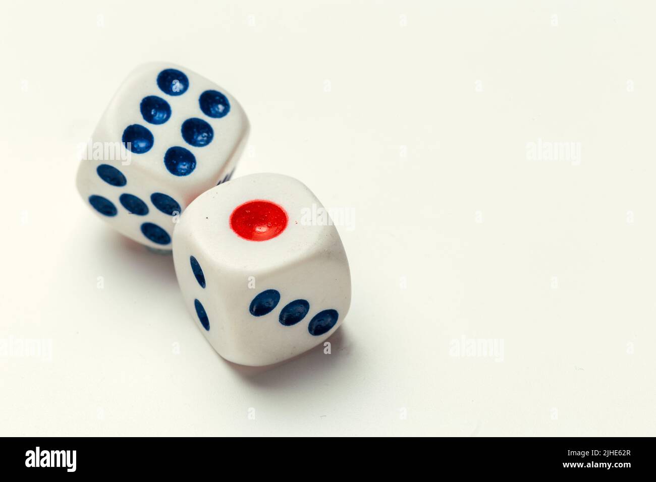 dice isolated on white background Stock Photo - Alamy