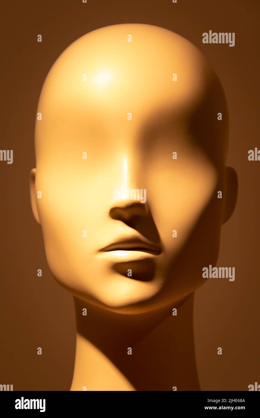 Mannikin in shop window, Wellington, North Island, New Zealand Stock ...