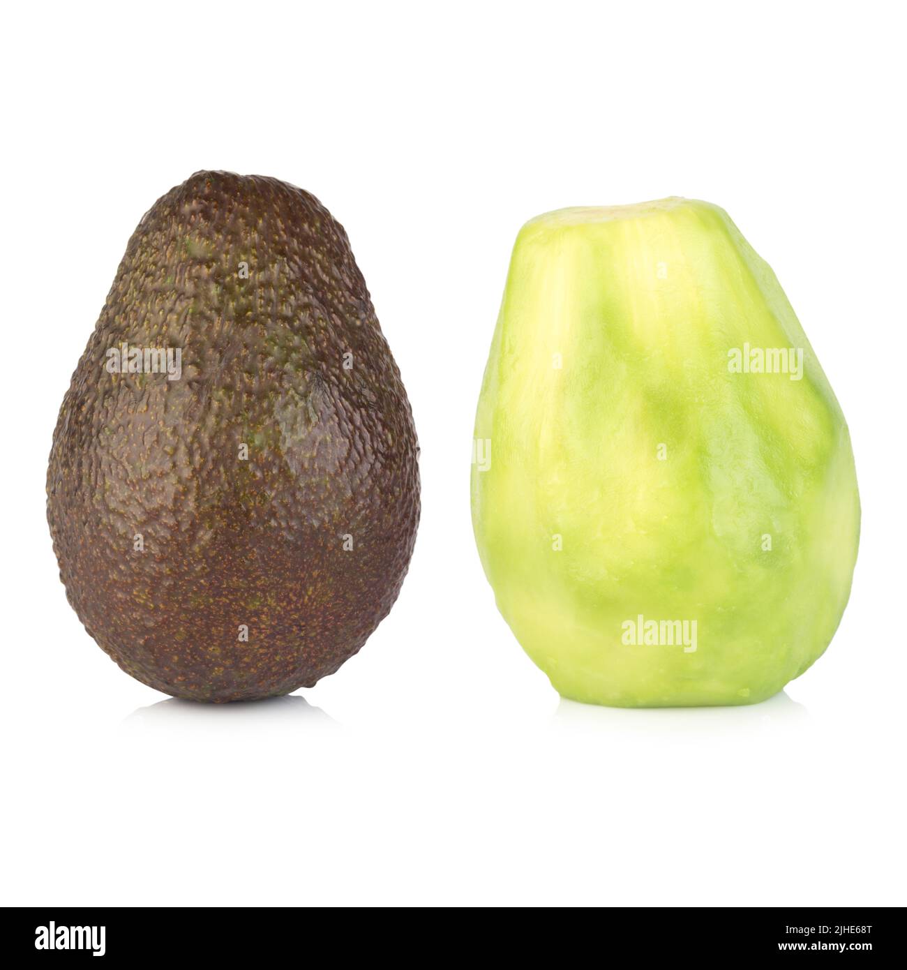 avocado peel isolated on white background Stock Photo - Alamy