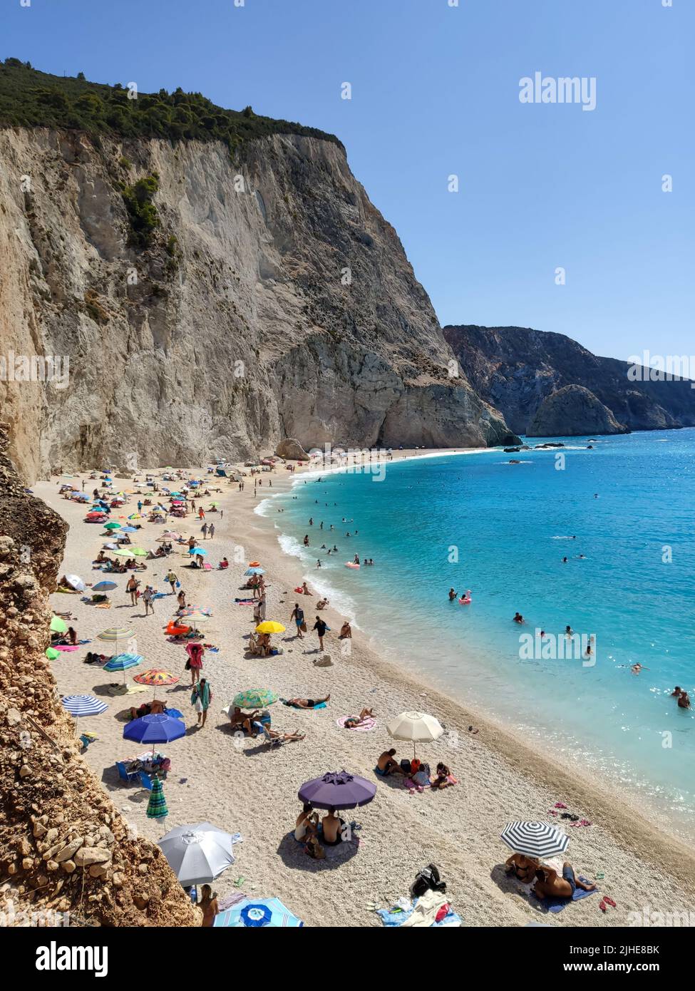 lefkada island beaches summer vacation Stock Photo - Alamy