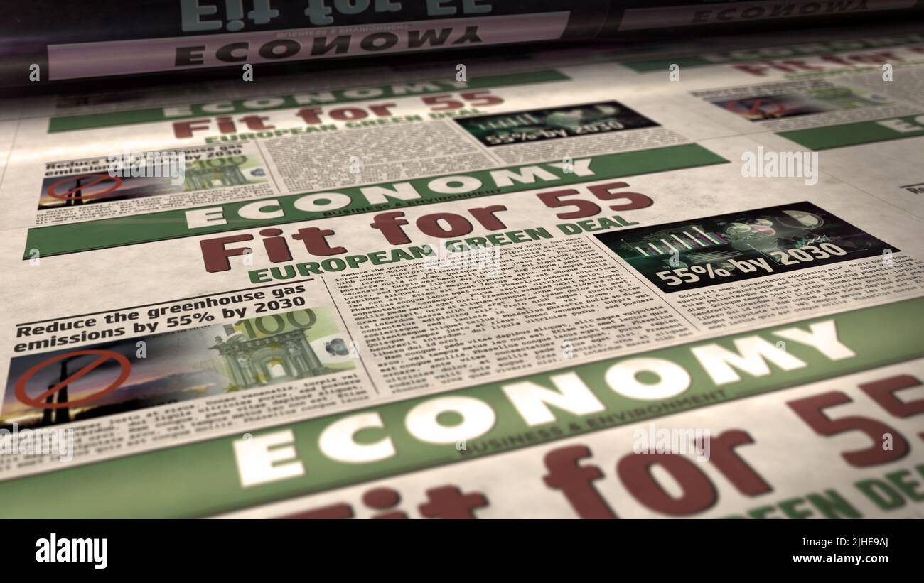 Fit for 55 European Green Deal and reduce the greenhouse gas emissions ...