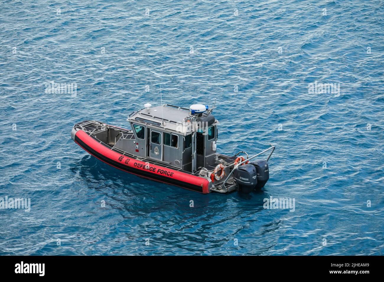 NASSAU, BAHAMAS - JUNE 10, 2016: A Royal Bahamas Defence Force boat ...