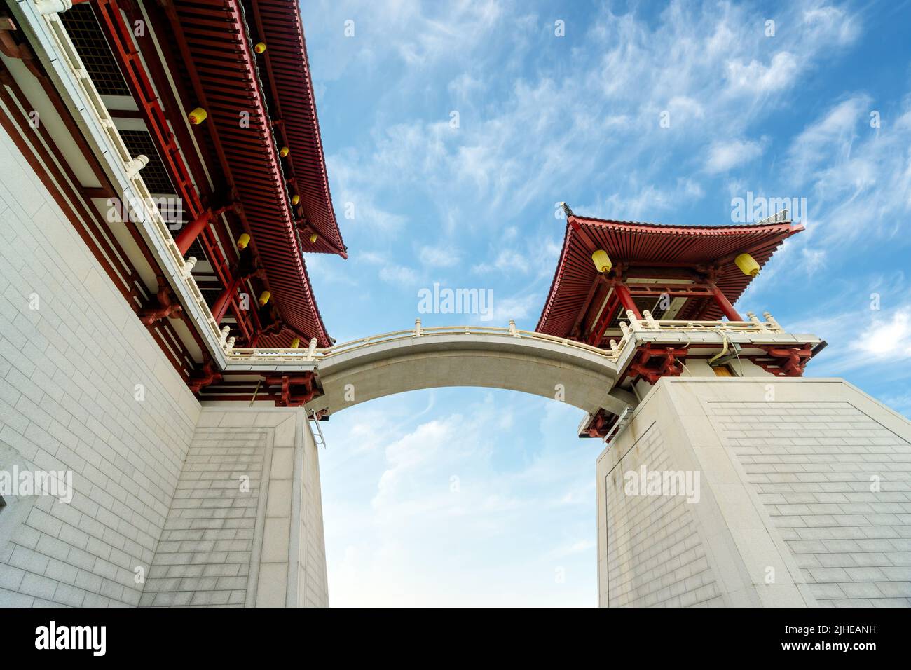 Classical architecture in Xi'an, Shaanxi Province, China Stock Photo ...