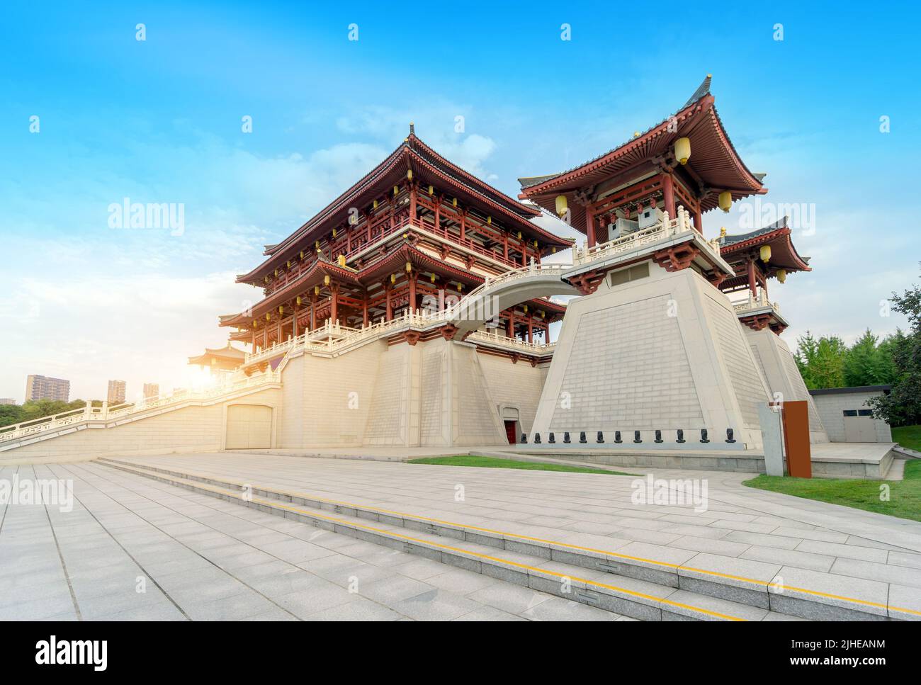 The Ziyun Tower was built in 727 AD and is the main building of the ...