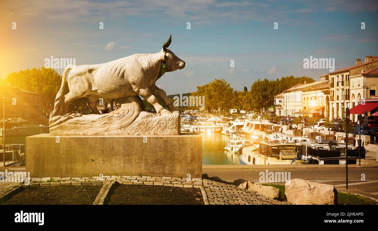 View of Beaucaire, France Stock Photo - Alamy