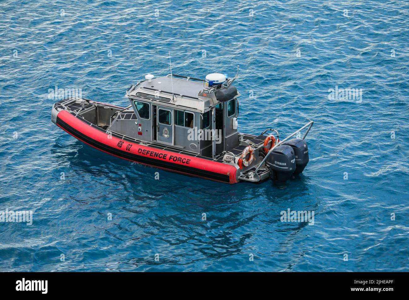 NASSAU, BAHAMAS - JUNE 10, 2016: A Royal Bahamas Defence Force boat ...