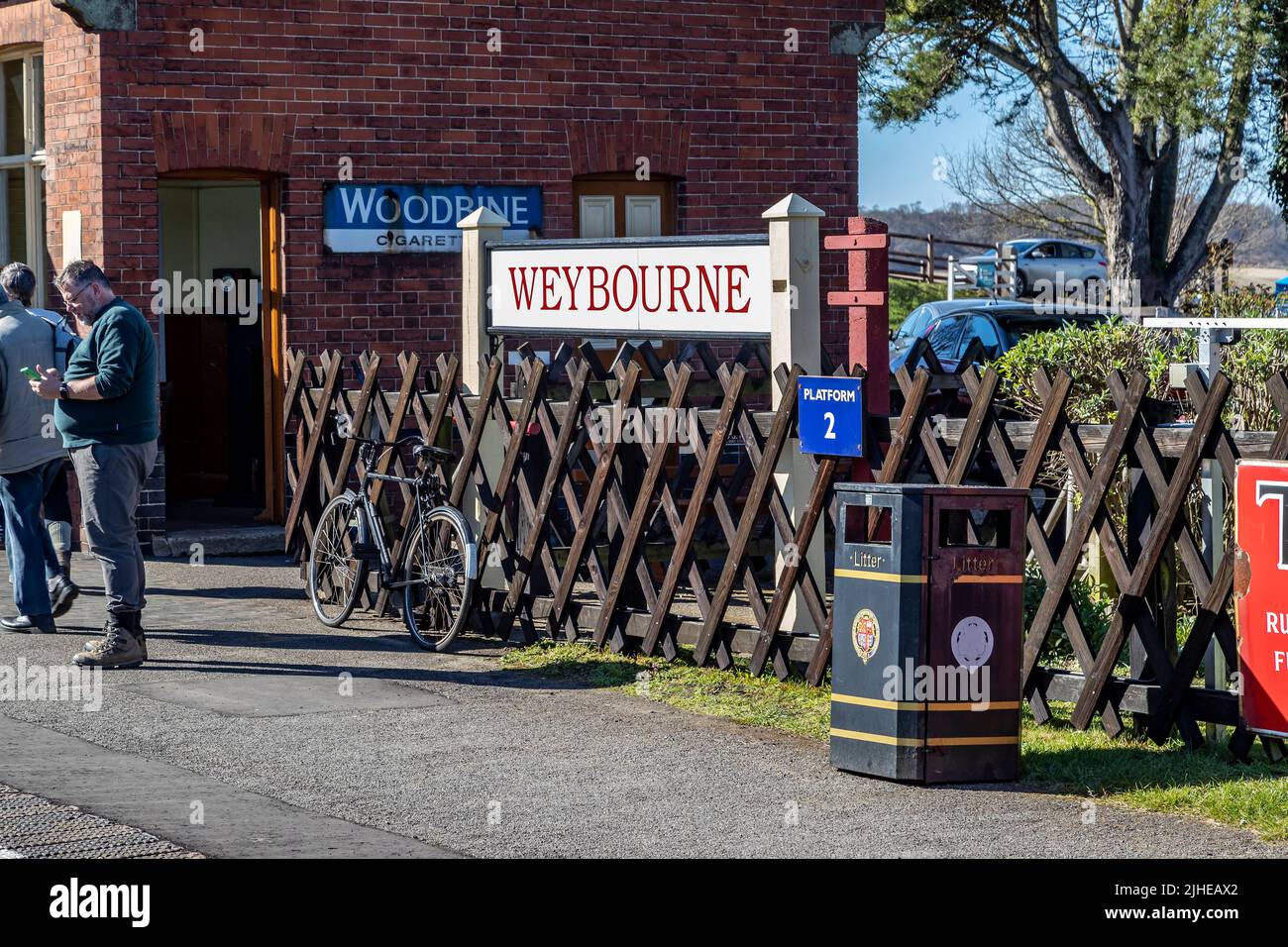 Weybourne station on The Poppy Line, North Norfolk Railway, East Anglia ...
