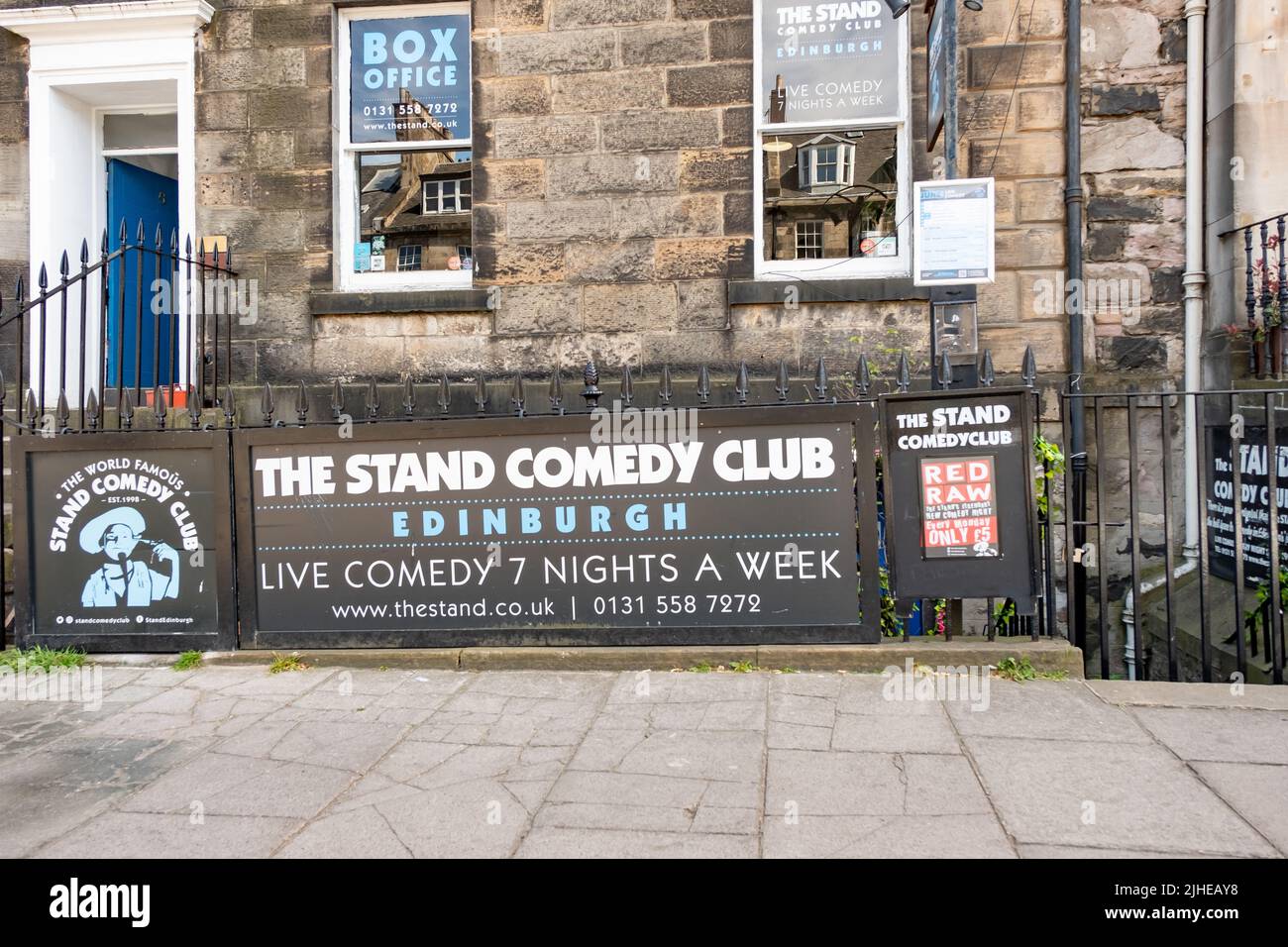 Edinburgh, Scotland, UK – June 20 2022. The exterior of the Stand ...