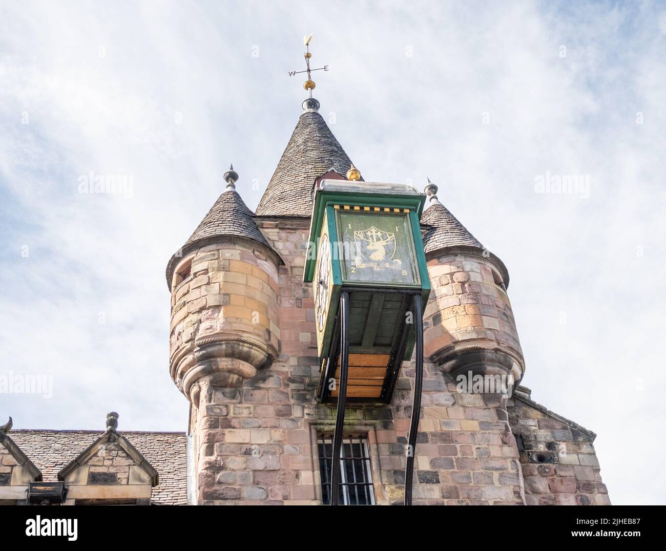 Turrets edinburgh hi-res stock photography and images - Alamy