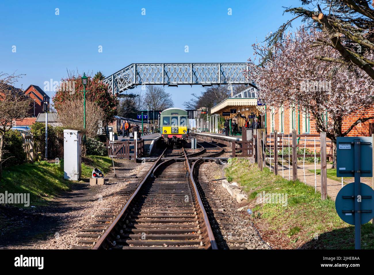 Sheringham, BR-9F-92203 ‘Black Prince’ locamotive North Norfolk Railway ...