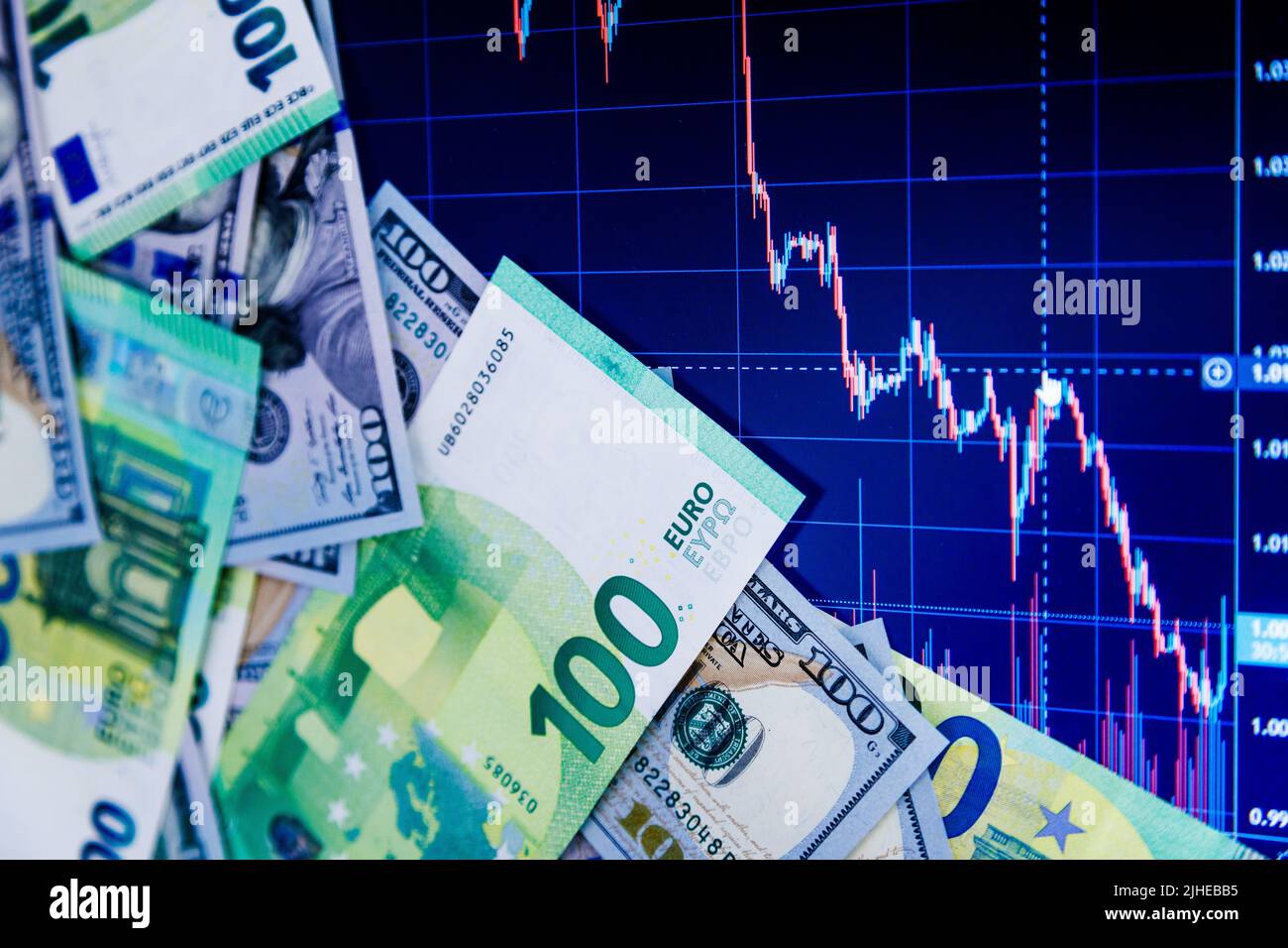 Dollar And Euro Banknotes Over Digital Screen With Exchange Chart USD dollar-and-euro-banknotes-over-digital-screen-with-exchange-chart-usd