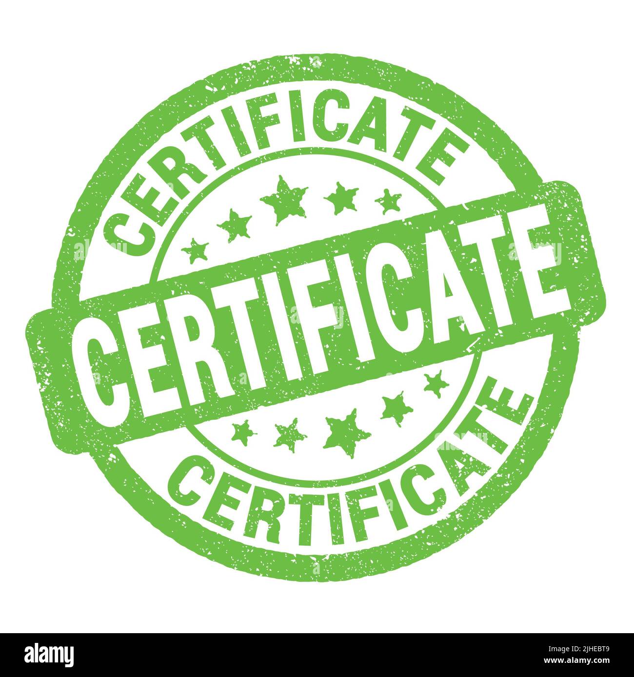 CERTIFICATE text written on green grungy stamp sign Stock Photo - Alamy