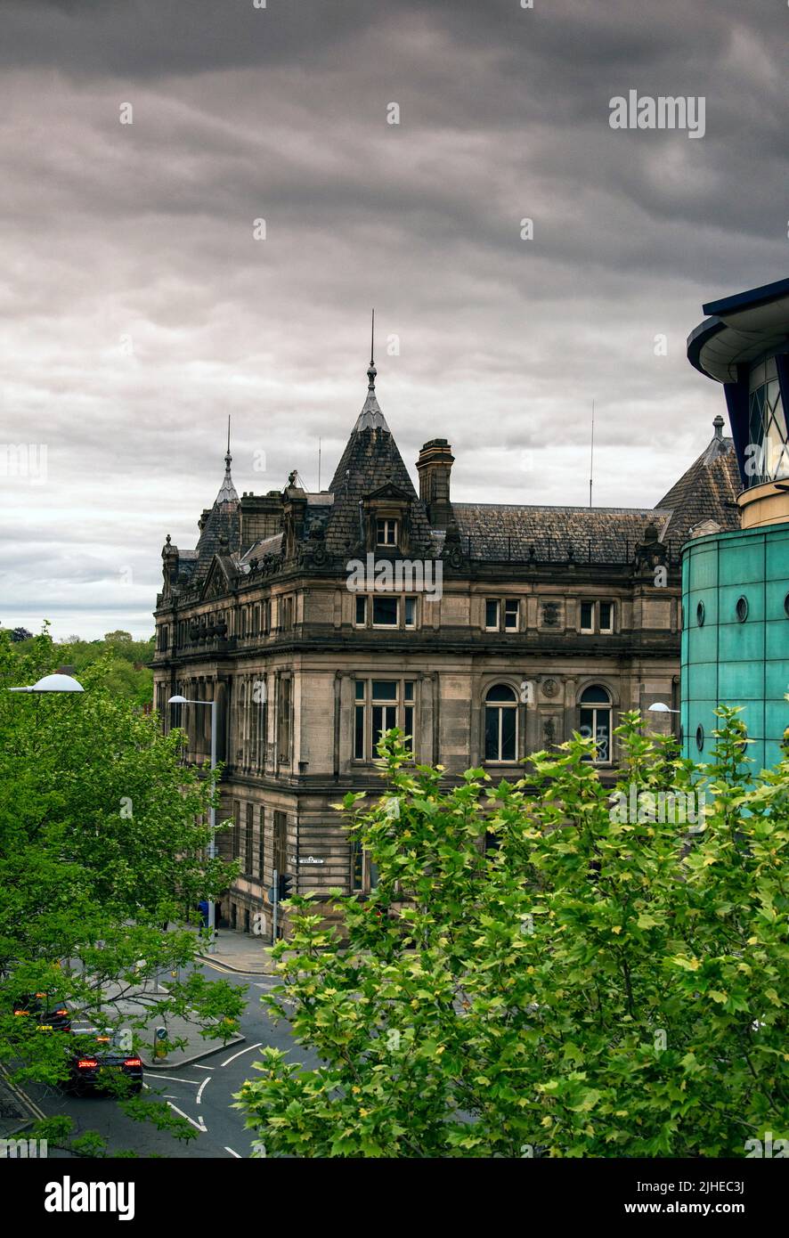 View of the Guildhall development, captured from the top of the Concert ...