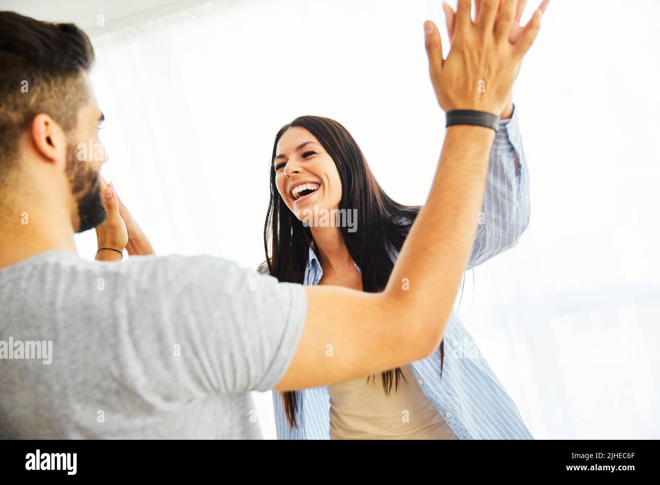 Man woman girl love couple dance hi-res stock photography and images ...