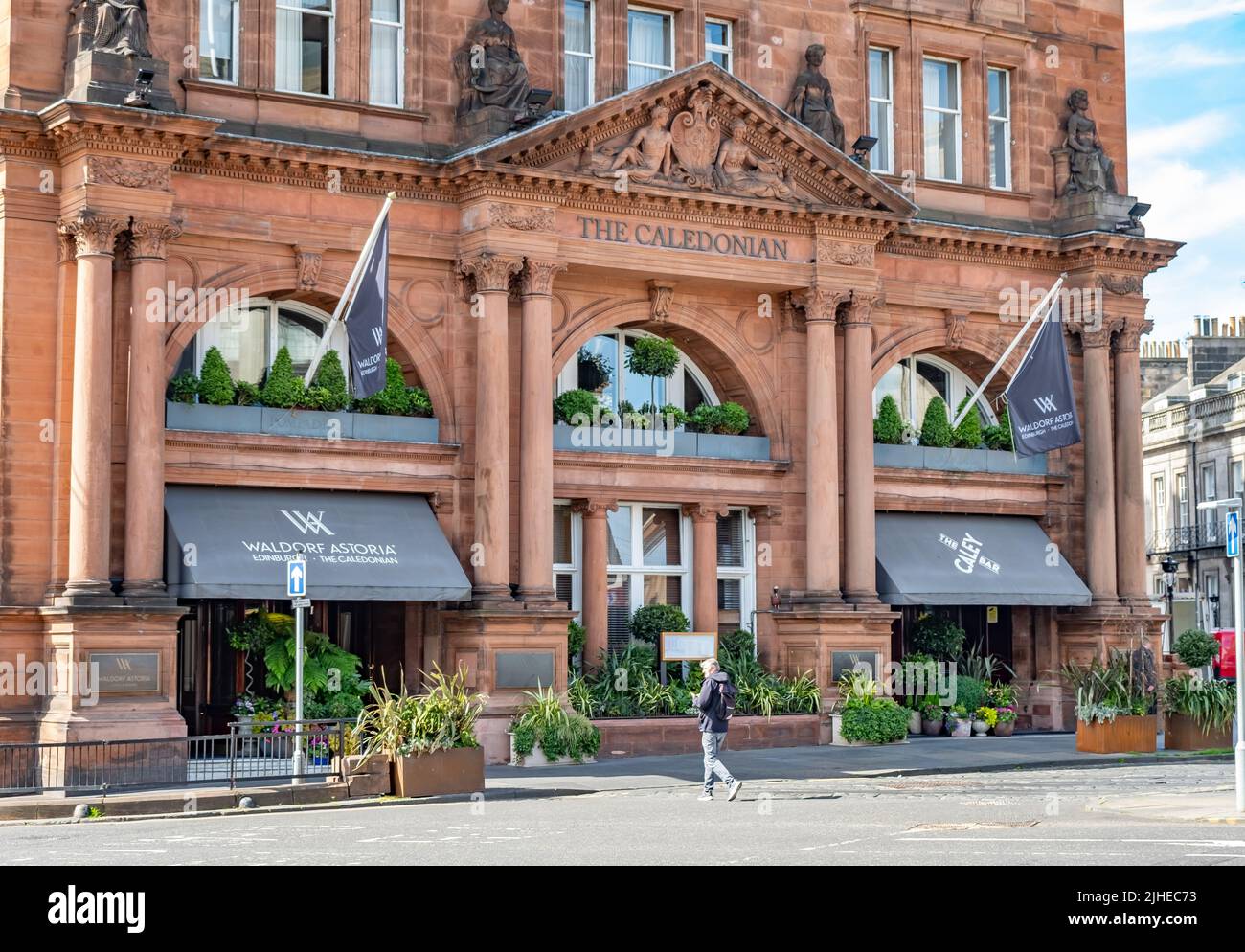 Edinburgh, Scotland, UK – June 20 2022. The exterior of the Caledonian ...