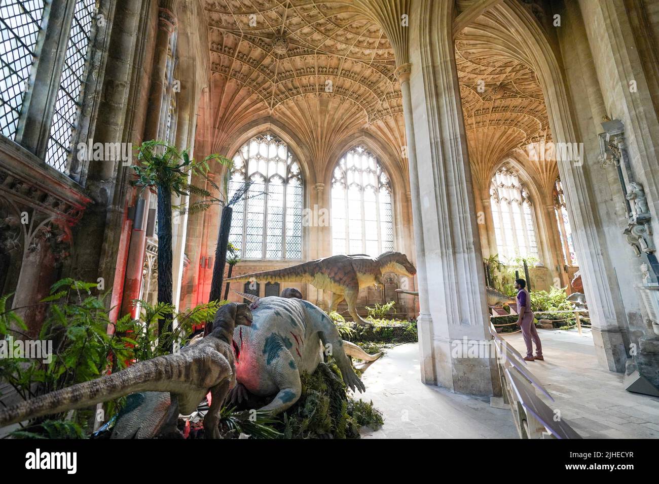 Cassius Morrison, PHD student and member of the dinosaur research team ...