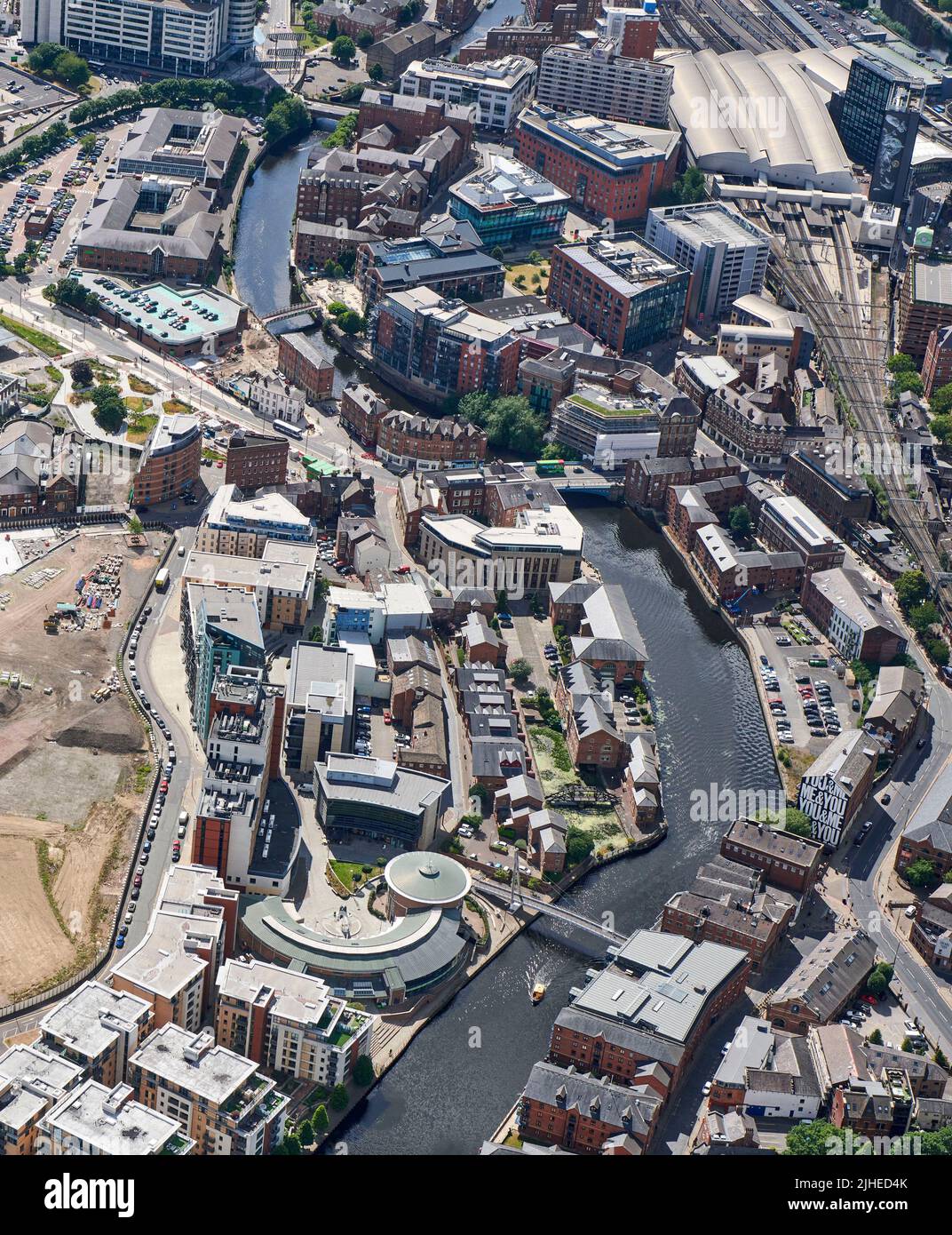 Uk showing the river aire hi-res stock photography and images - Alamy