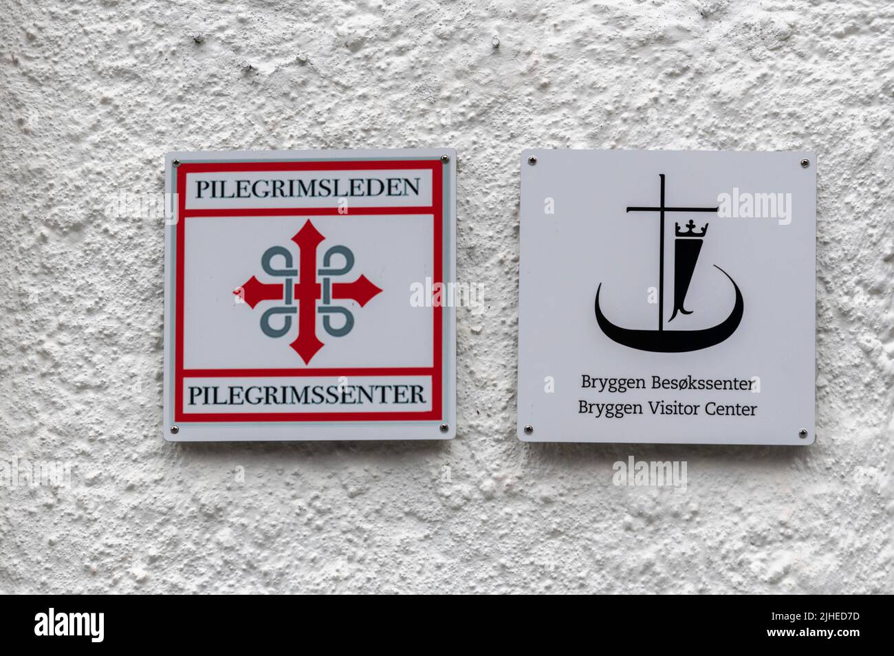 Bergen visitor centre sign hi-res stock photography and images - Alamy