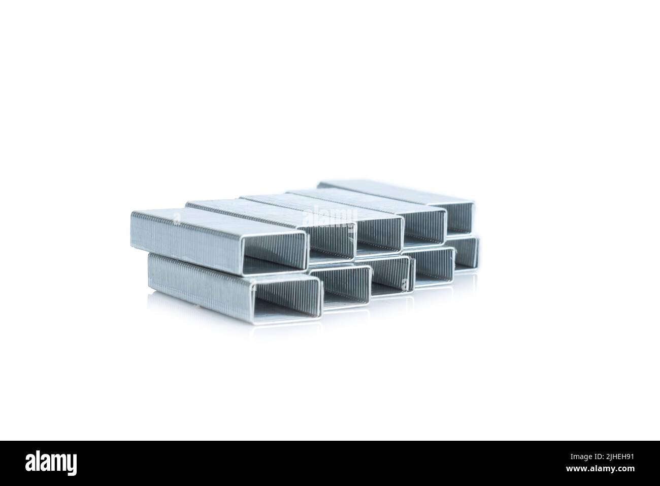 Staples isolated on white background Stock Photo - Alamy
