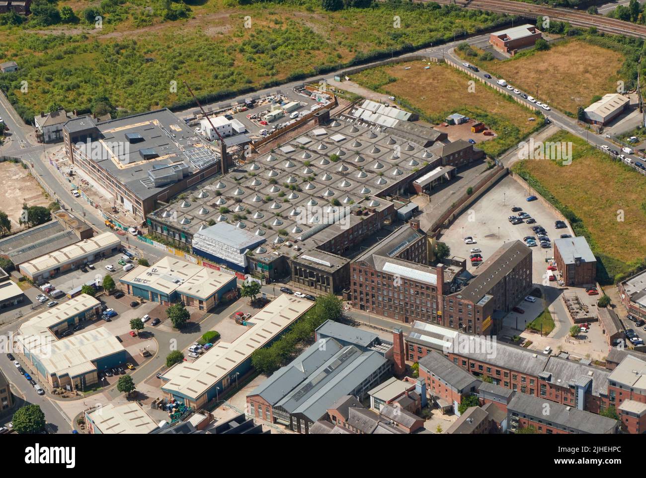 An aerial photograph of Leeds City Centre, West Yorkshire, Northern ...