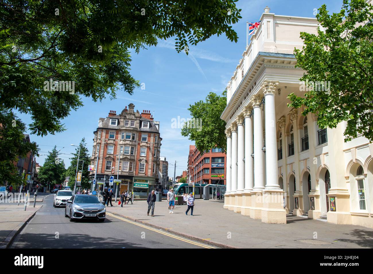 The Theatre Royal in Nottingham City, Nottinghamshire England UK Stock ...