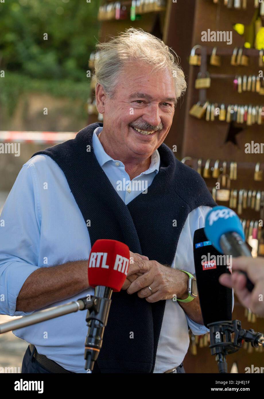 Luxembourgs foreign affairs minster jean asselborn hi-res stock ...