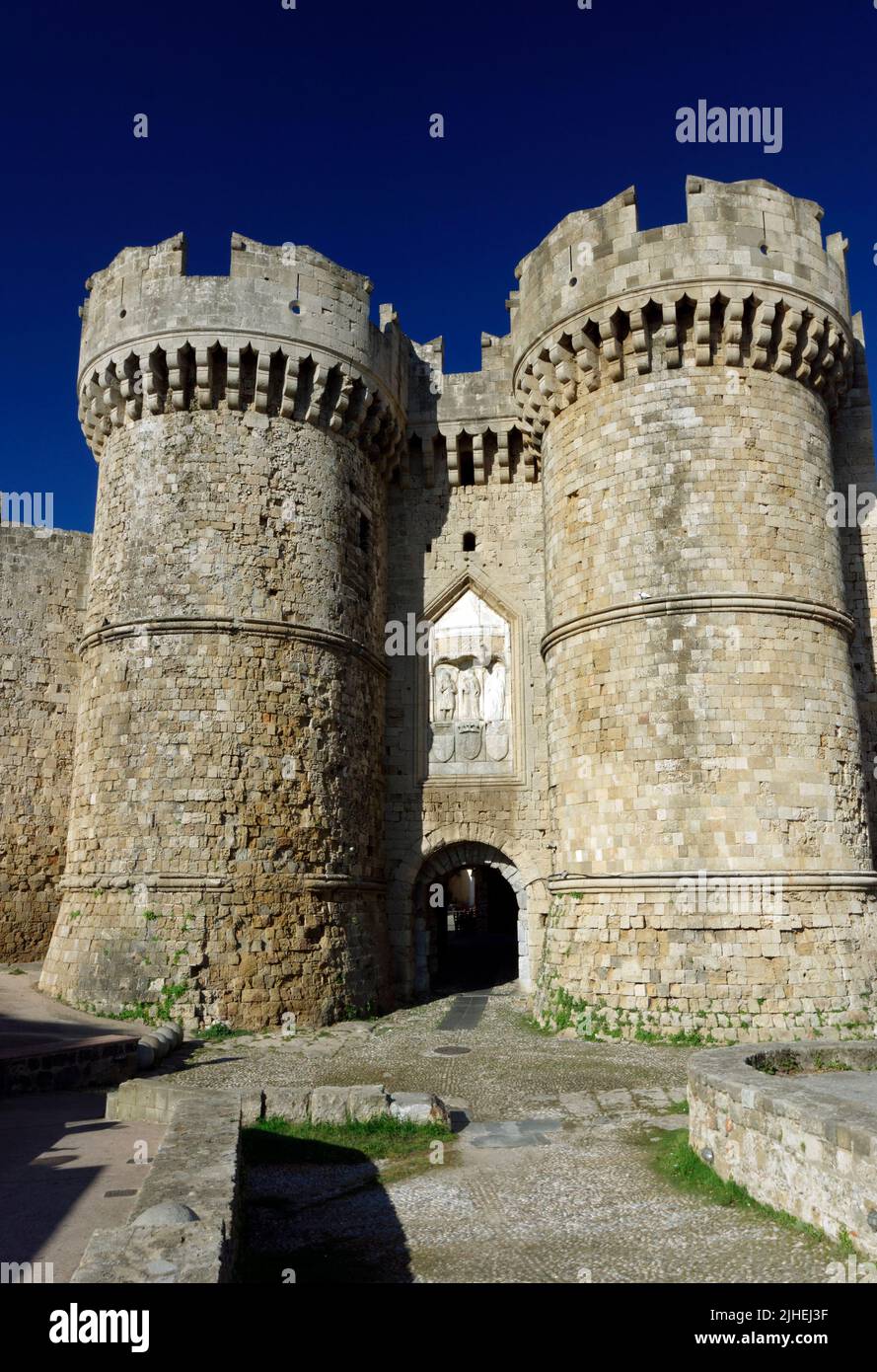 Gate of the Virgin Mary, Rhodes Old Town, Rhodes, Dodecanese Islands ...