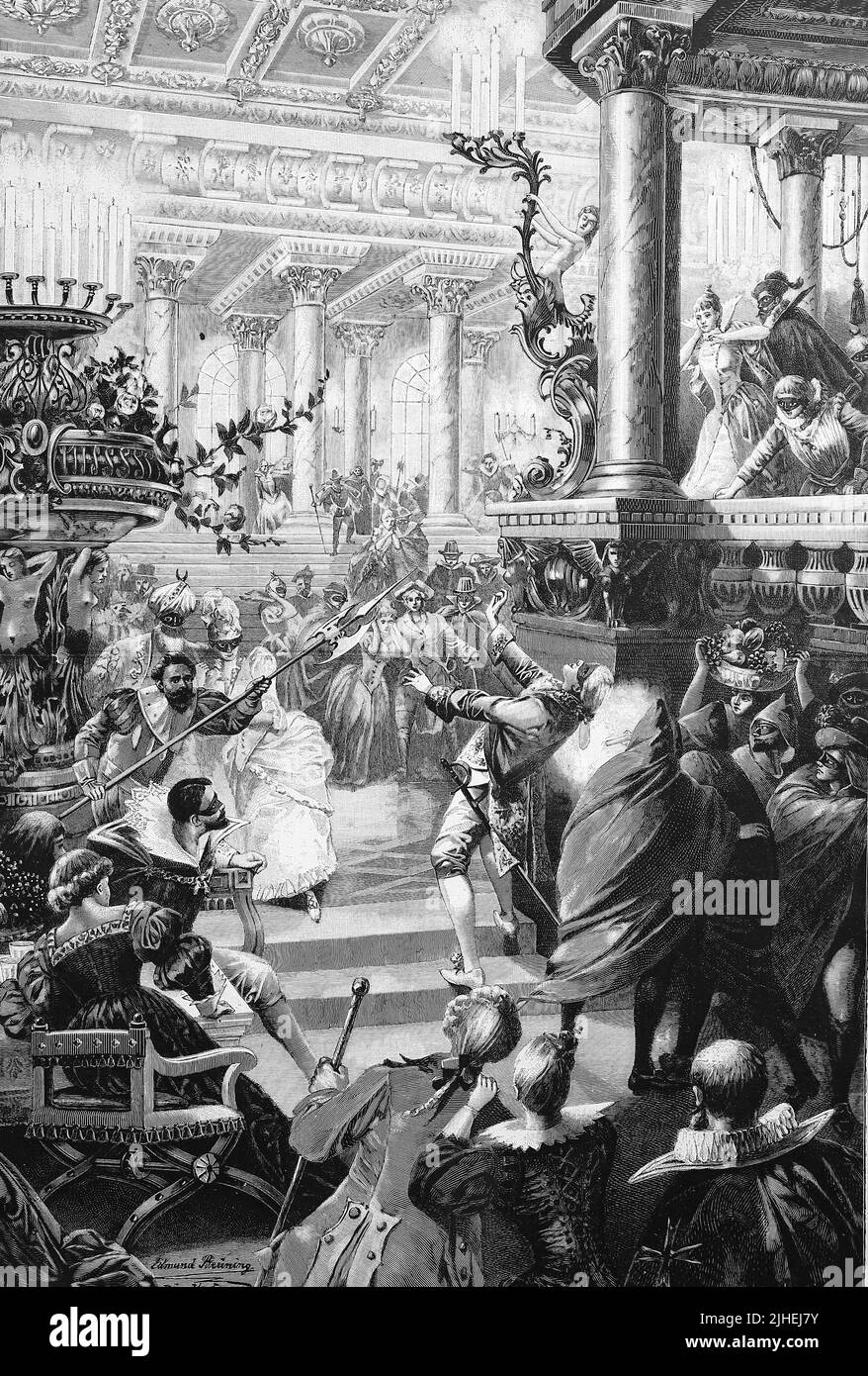 Gustav iii murder hi-res stock photography and images - Alamy