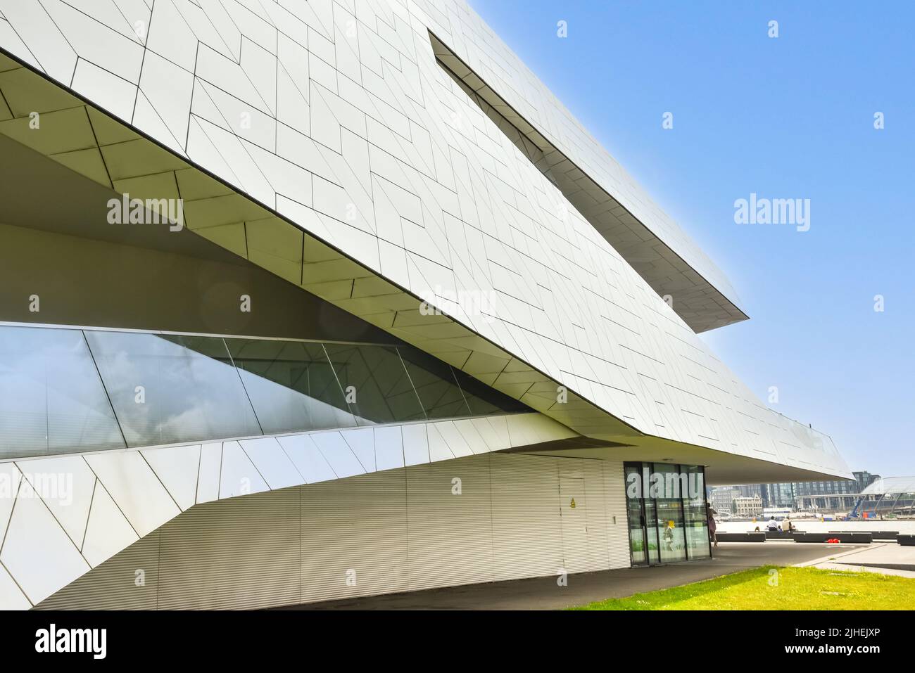Amsterdam, Netherlands. july 2022. Details of the eye museum in ...