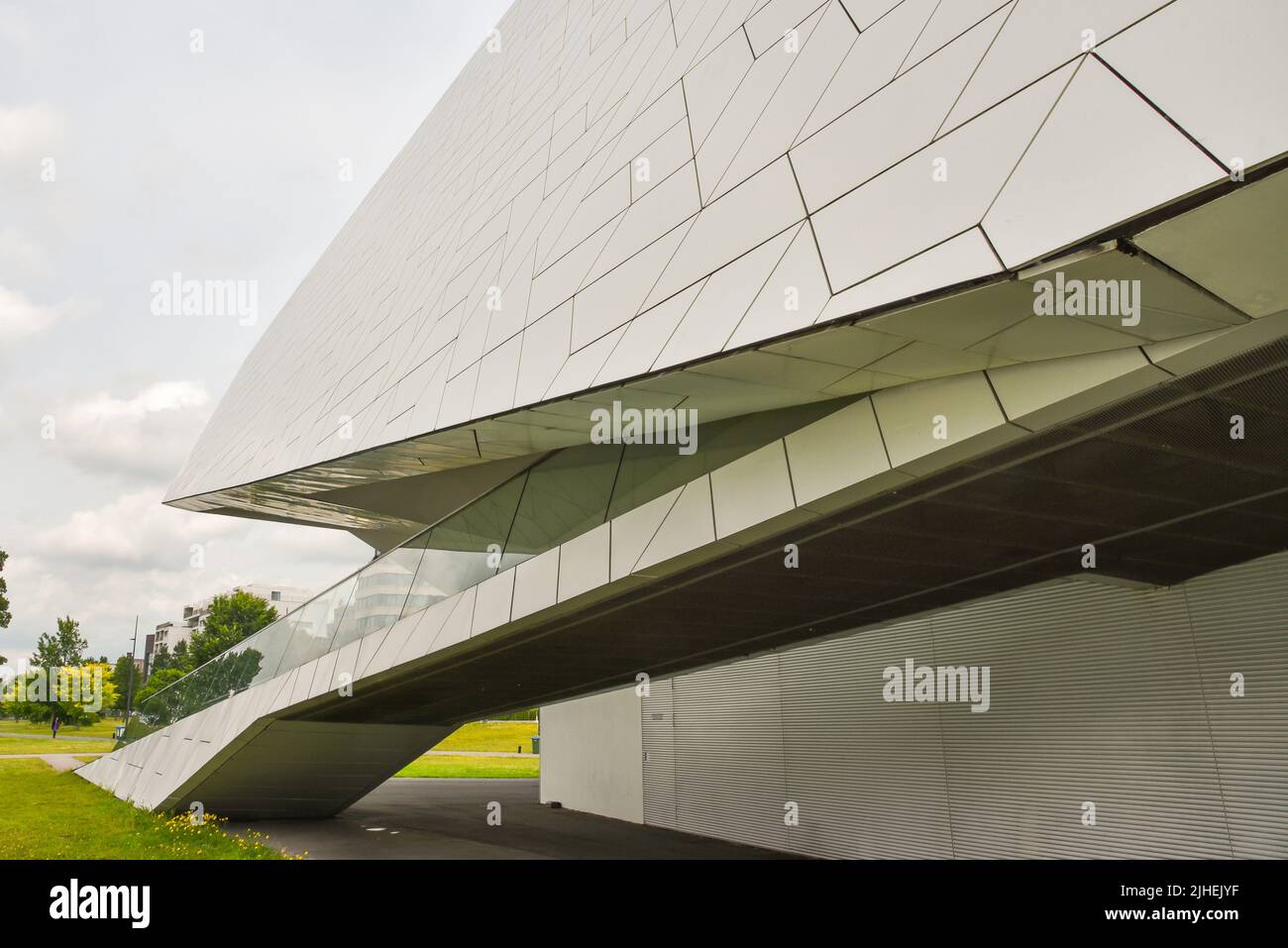 Amsterdam, Netherlands. july 2022. Details of the eye museum in ...
