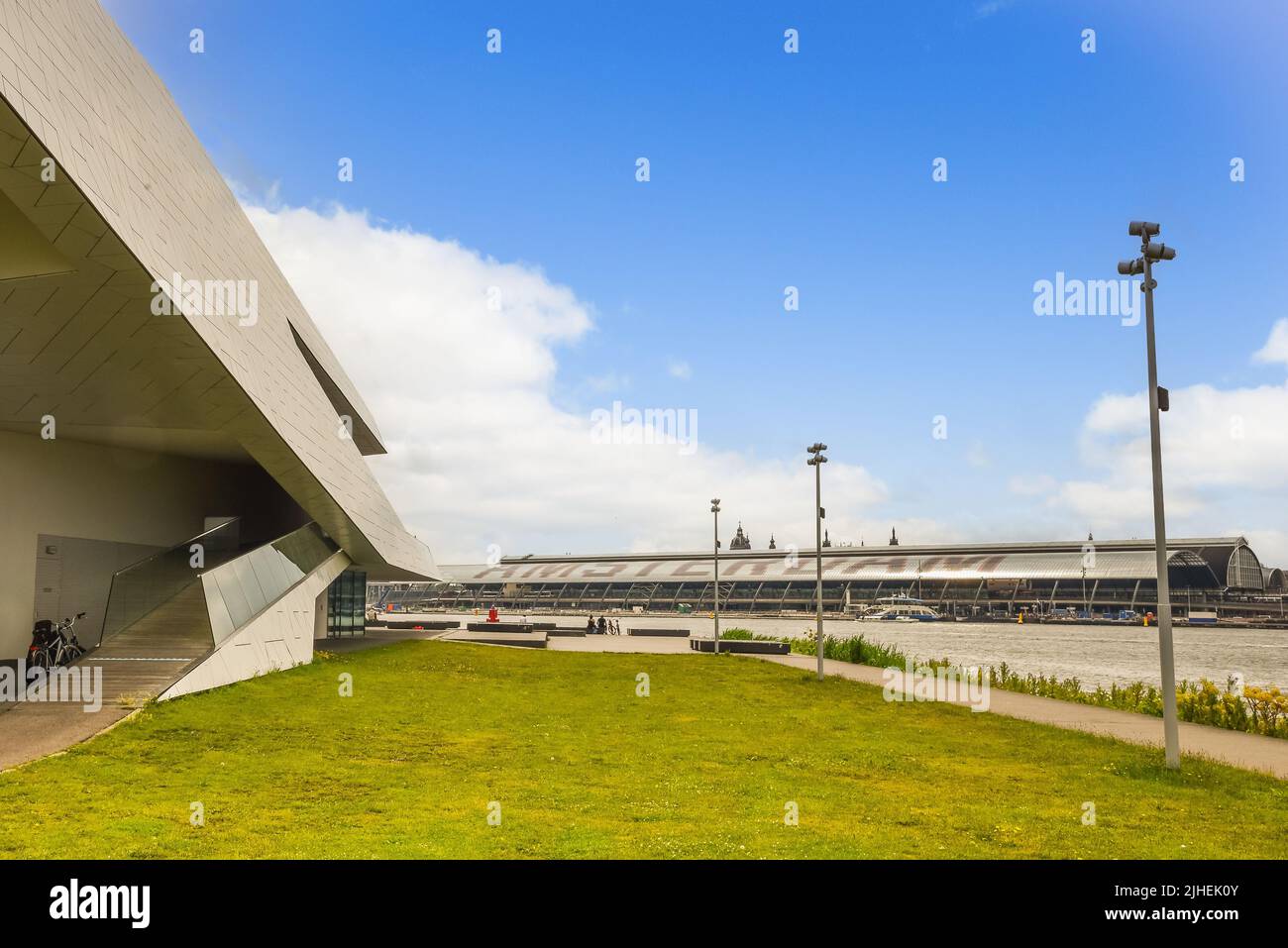 Amsterdam, Netherlands. july 2022. Details of the eye museum in ...