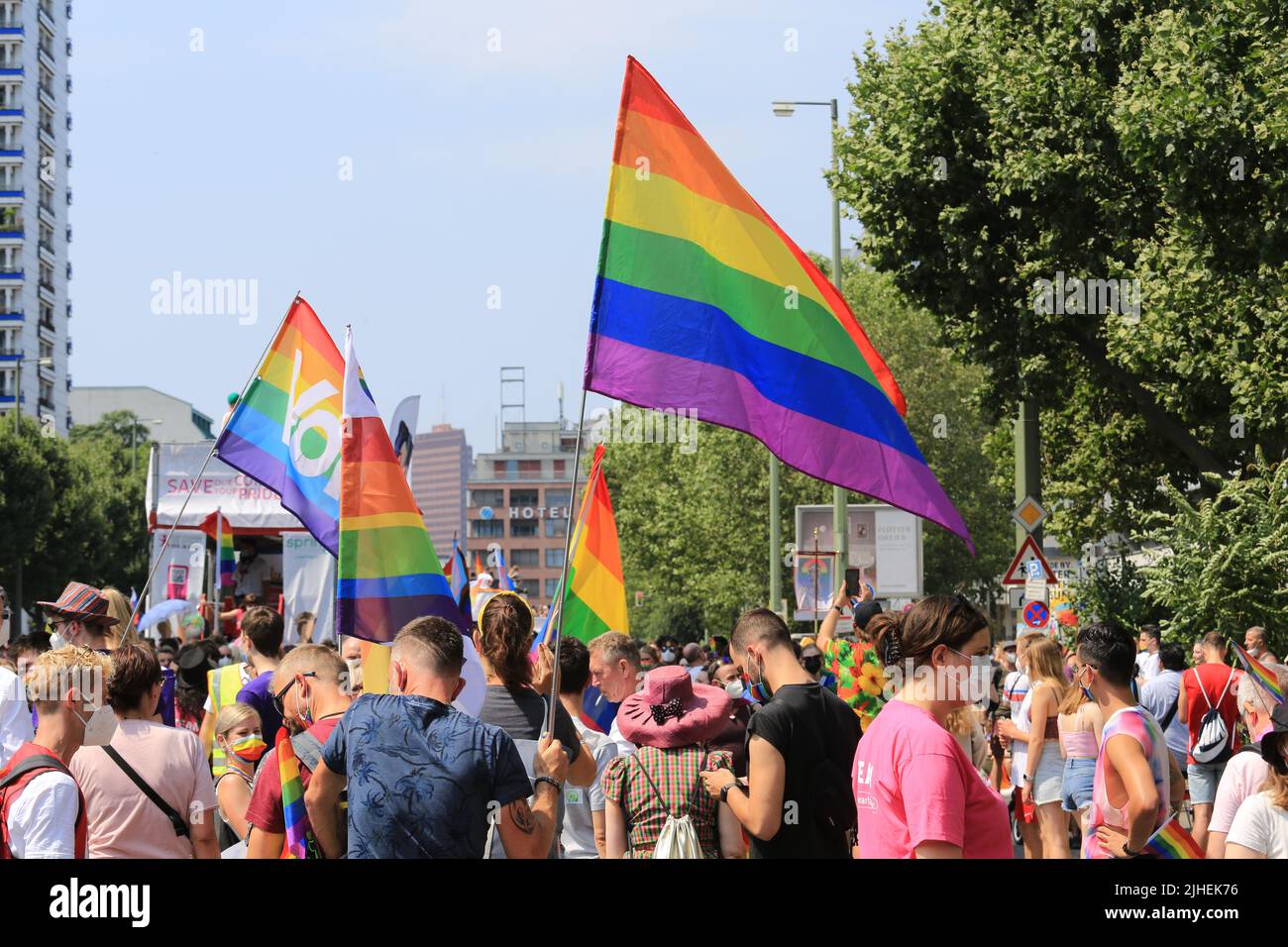 The Christopher Street Parade 2021 has taken place in Berlin with ...