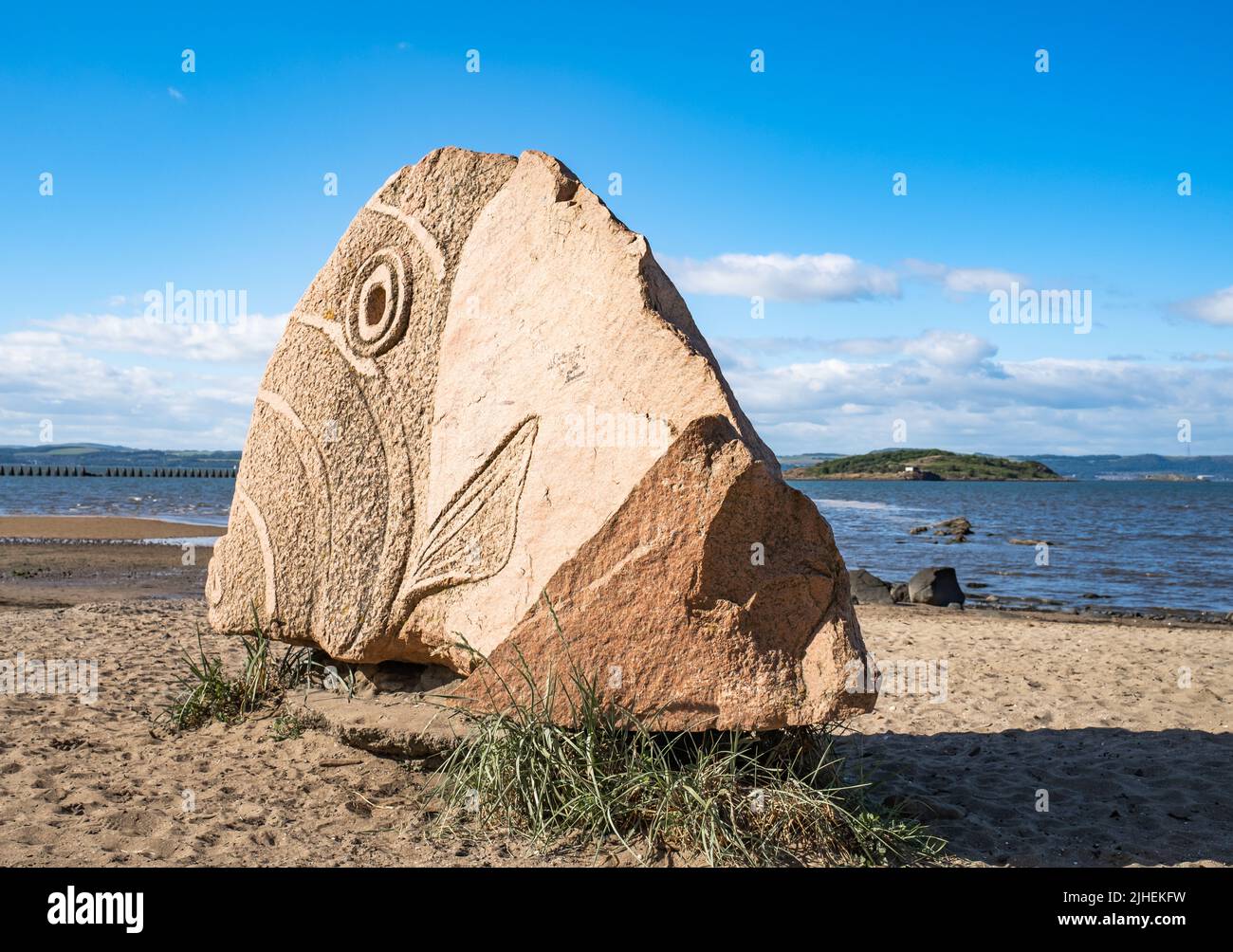 Cramond, Scotland, UK – June 19 2022. A close up of the Cramond Fish ...