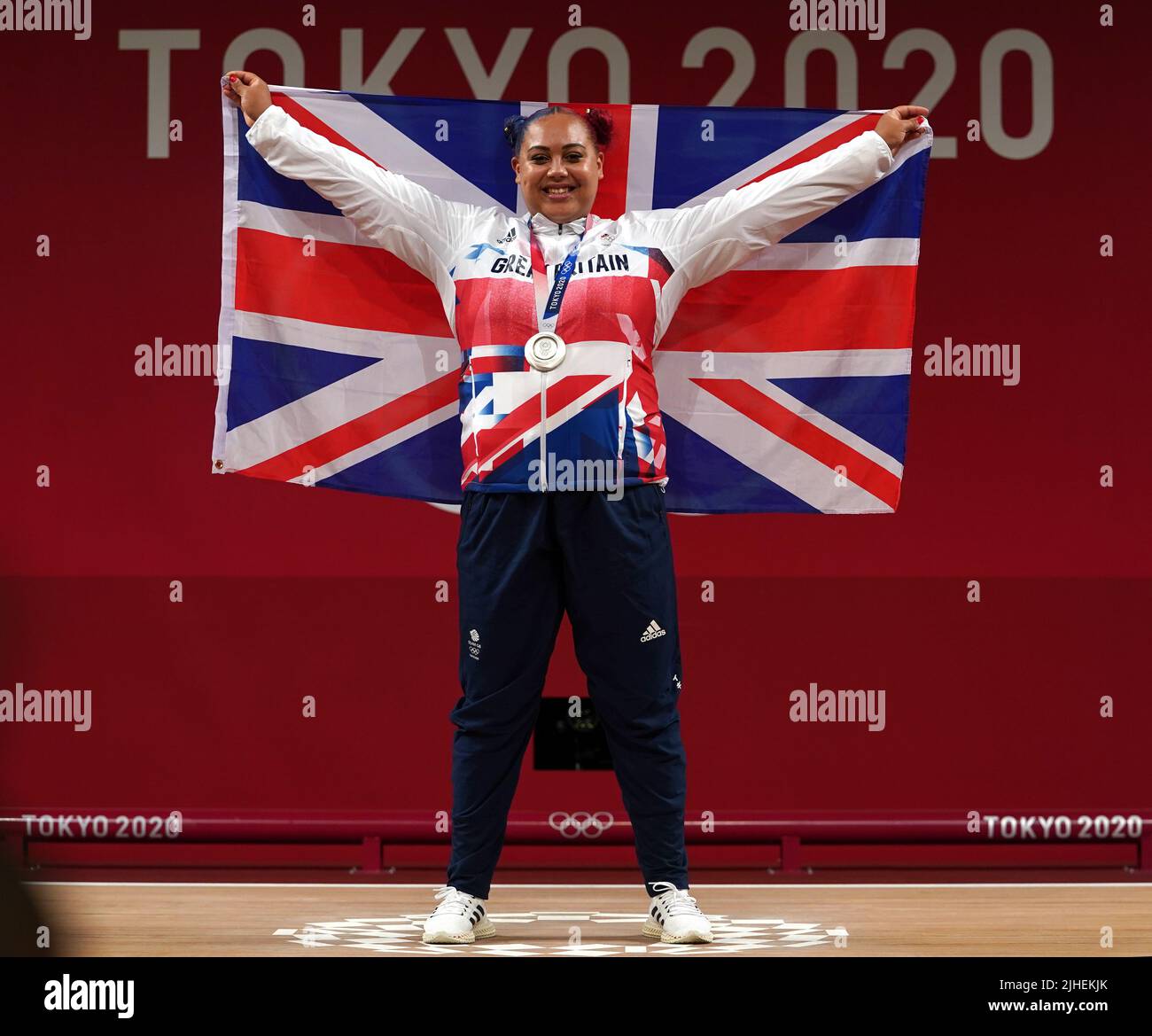 File photo dated 02-08-2021 of British weightlifter Emily Campbell, who ...