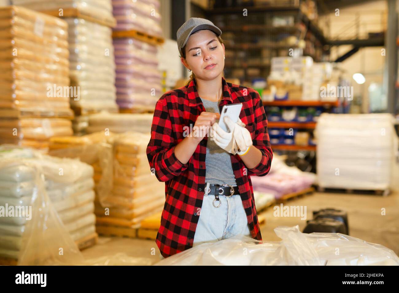 Woman keeps accounting writing down hi-res stock photography and images ...
