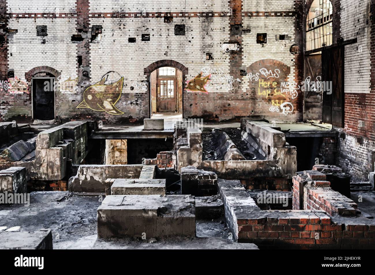 The hospital complex of 60 buildings was originally used to treat ...