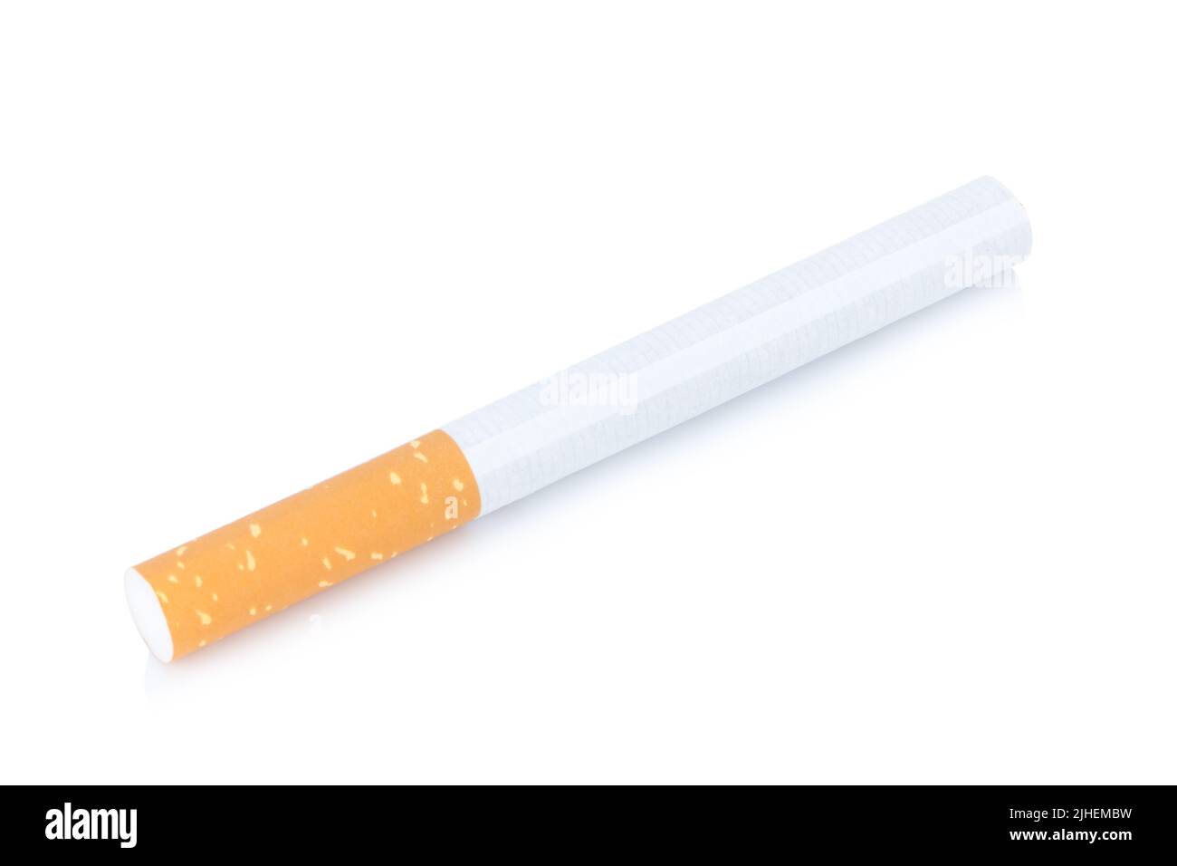 cigarette single isolated on white background Stock Photo - Alamy