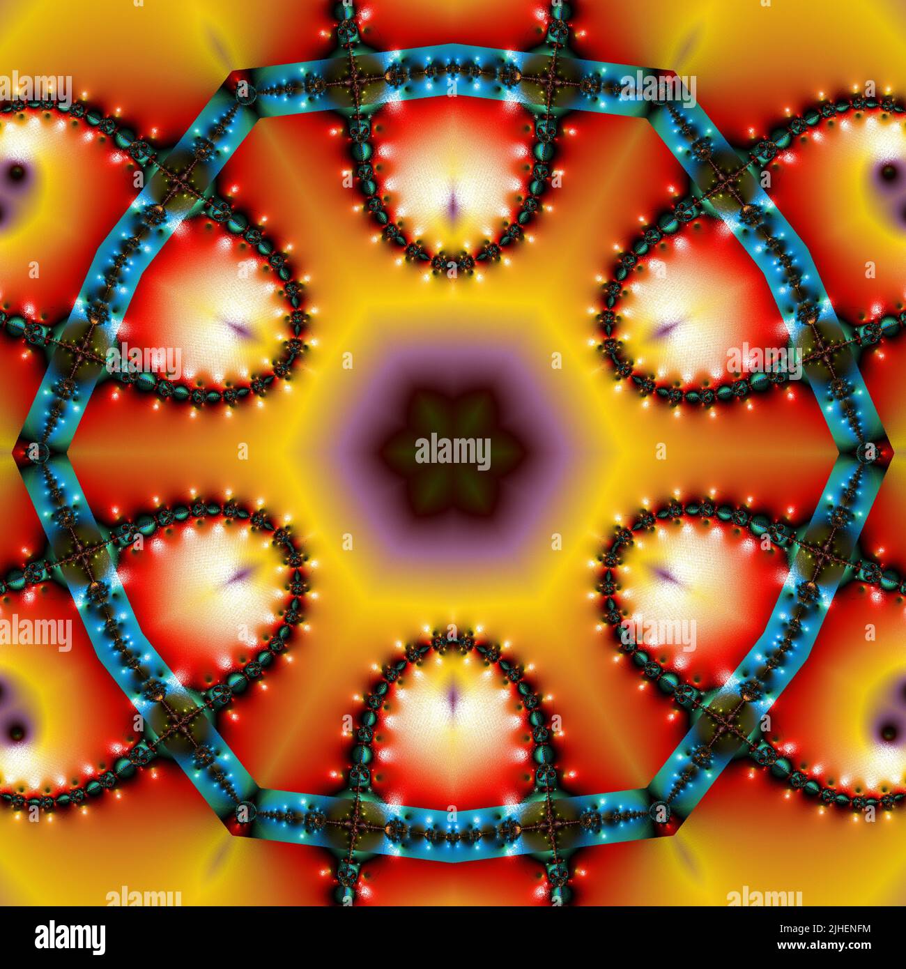 Abstract Computer generated Fractal design. A fractal is a never-ending ...