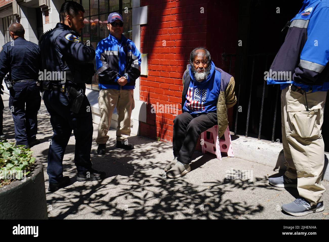Police detained man handcuffs hi-res stock photography and images - Alamy