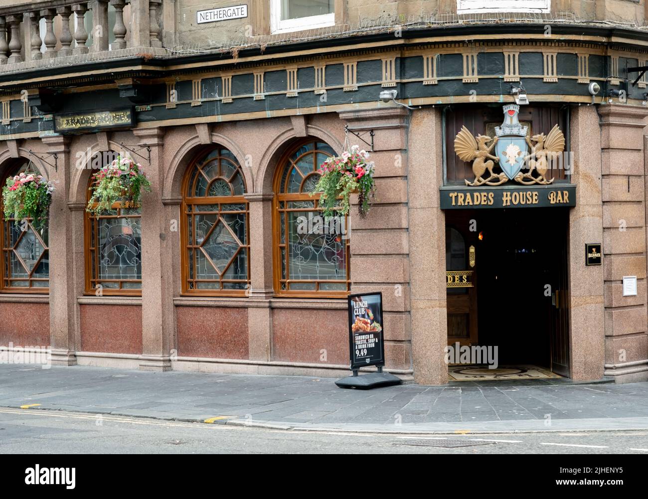 Dundee, Scotland, UK – June 23 2022. The exterior of the Trades House ...